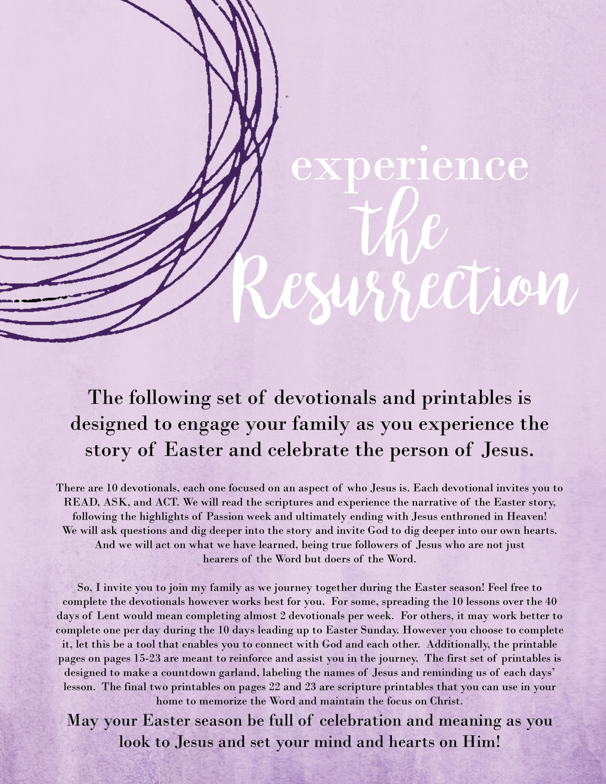 Easter Ebook: Jesus the Resurrection - Shine Bright Mom